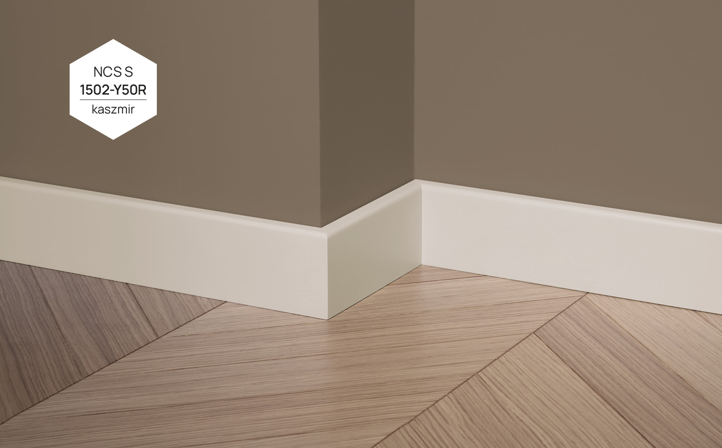 Listwy przypodłogowe MDF KASZMIR NCS S 1502-Y50R - DREW-LUX